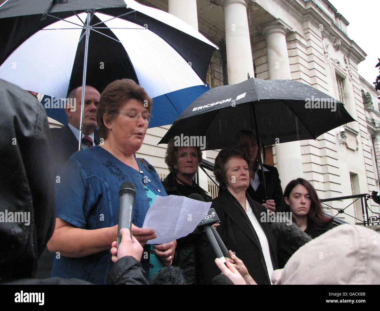 Legal system failed us say stabbed priest's family Stock Photo - Alamy