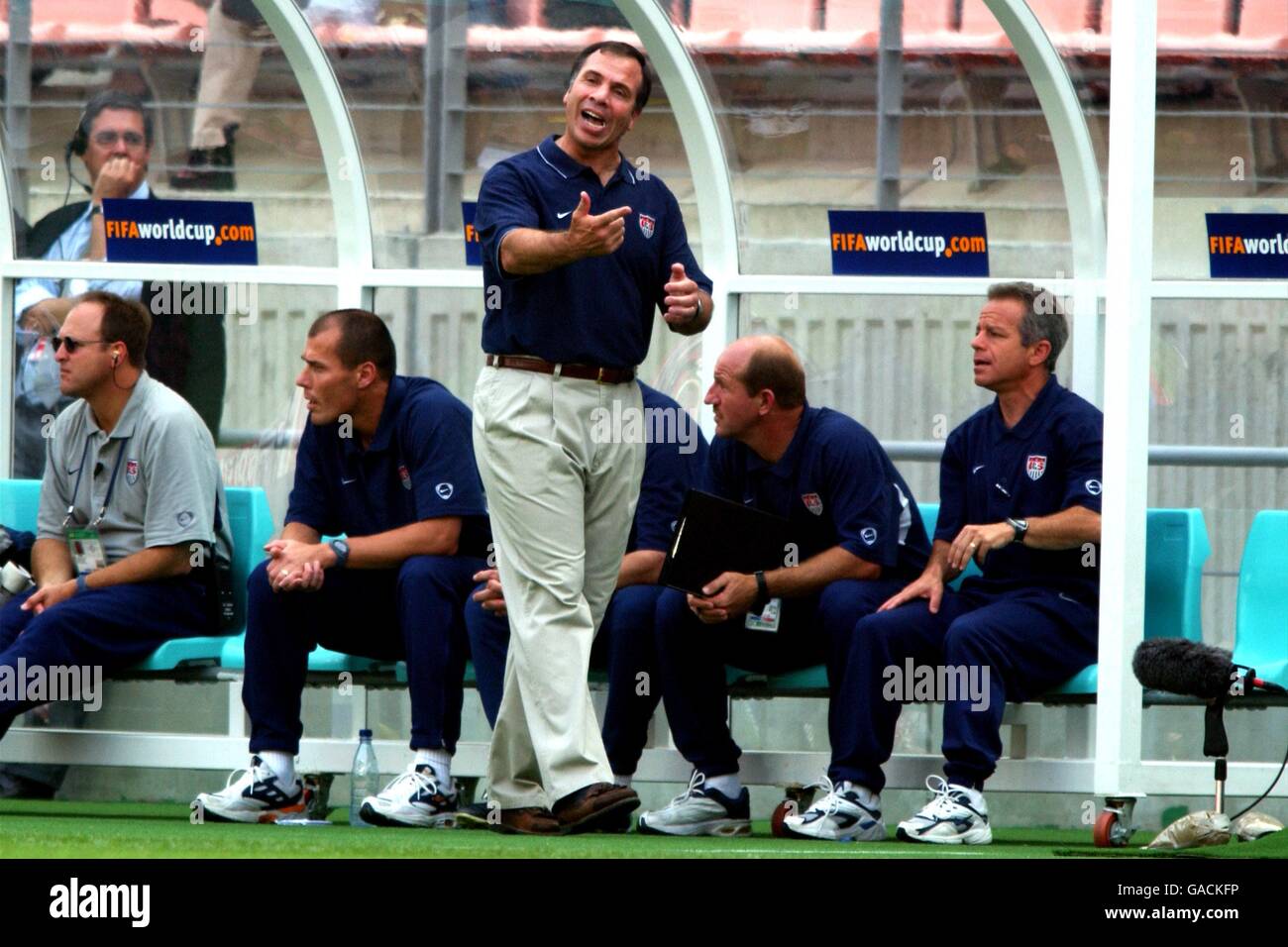 Soccer fifa world cup 2002 second round mexico v usa hi-res stock ...