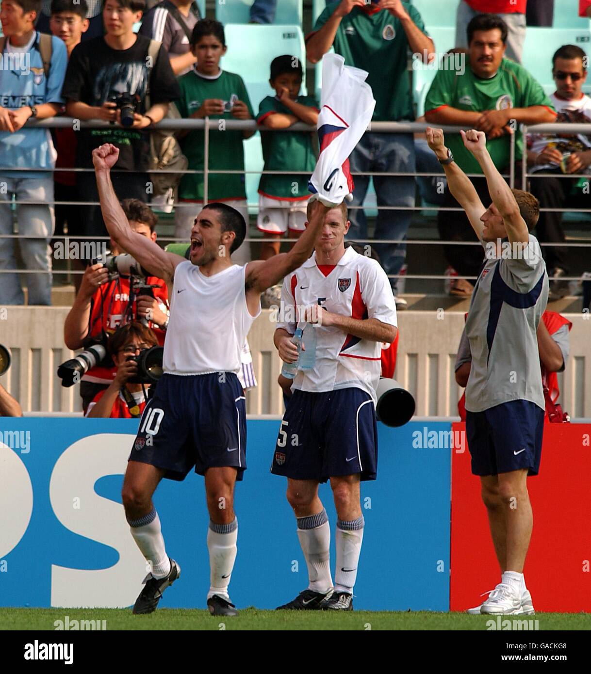 Soccer - FIFA World Cup 2002 - Second Round - Mexico v USA Stock Photo ...