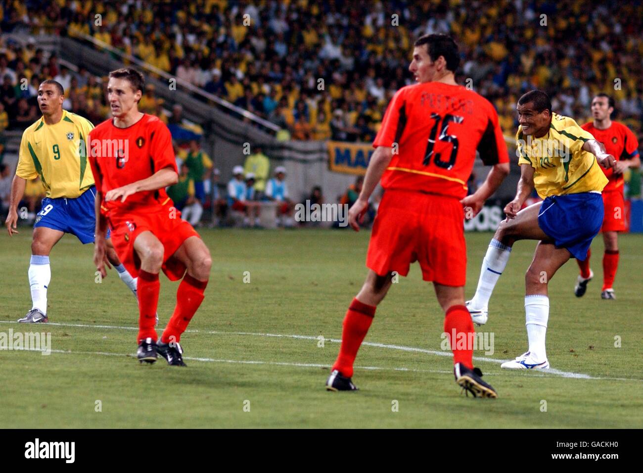 Sport football fifa world cup 2002 rivaldo hi-res stock photography and ...