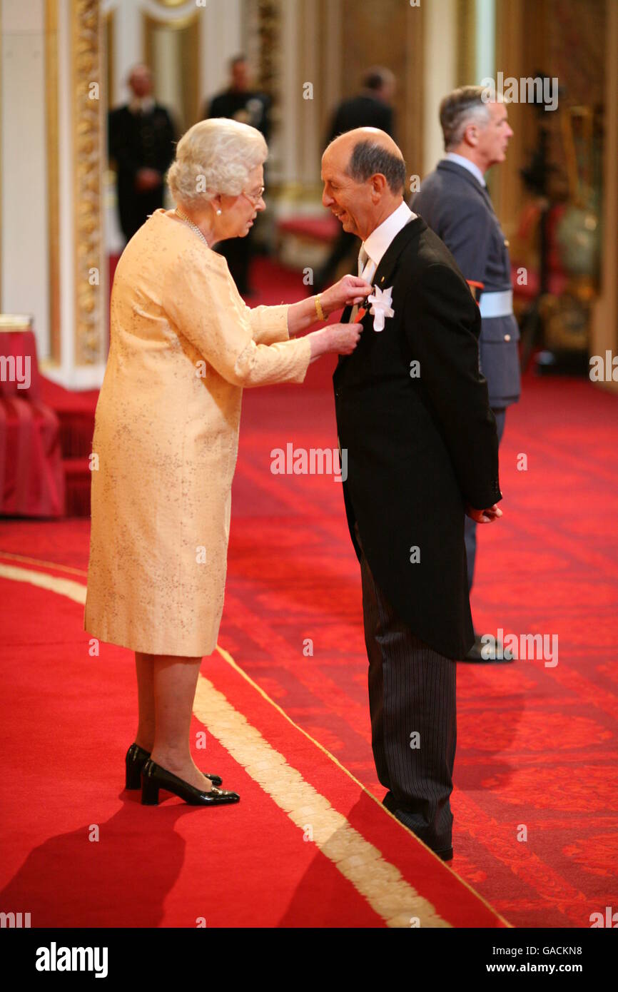 Mr. Eric Hardwick, from St Leonards-On-Sea, receives an MBE from The ...