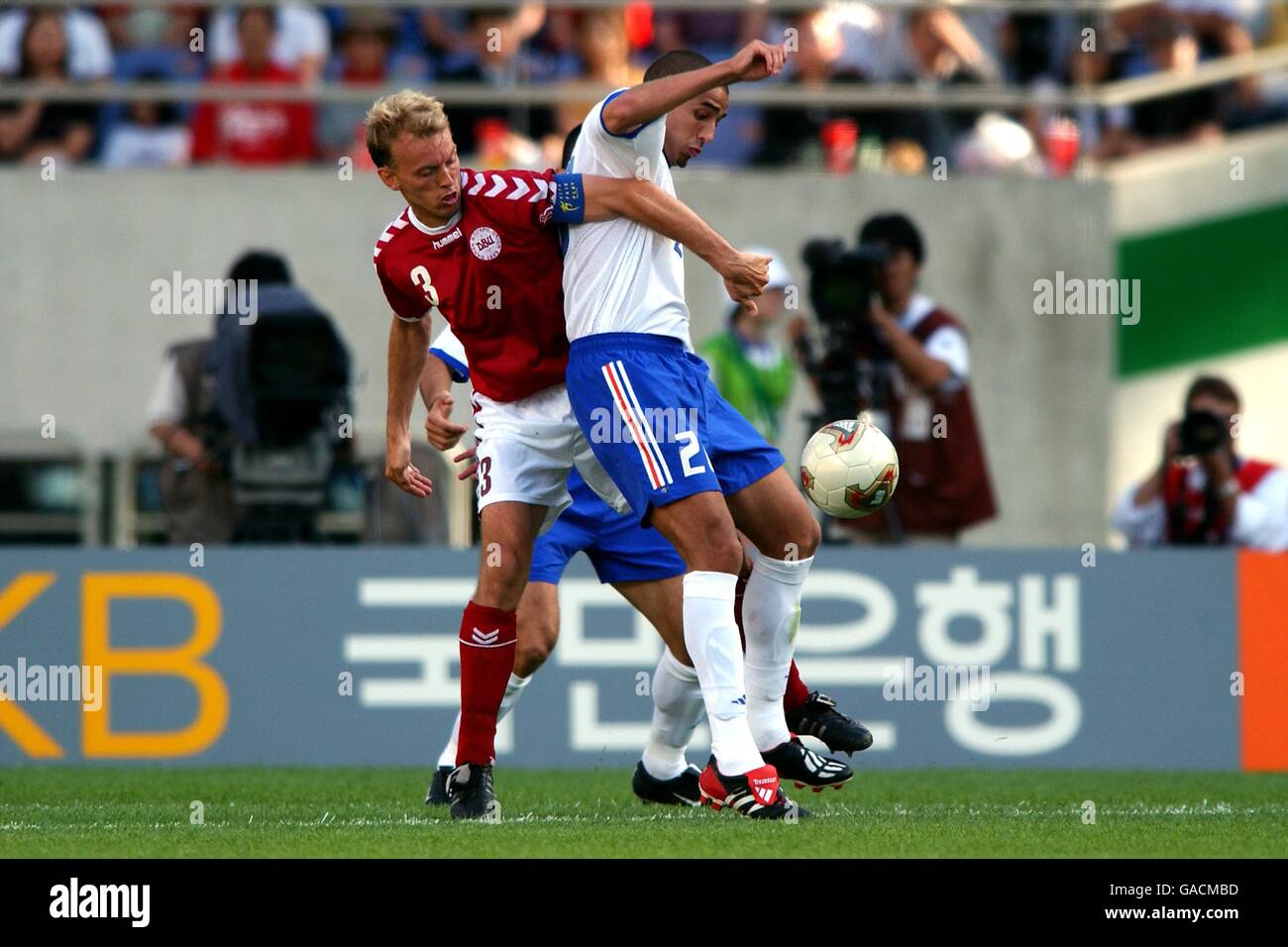 Soccer - FIFA World Cup 2002 - Group A - Denmark v France Stock Photo ...