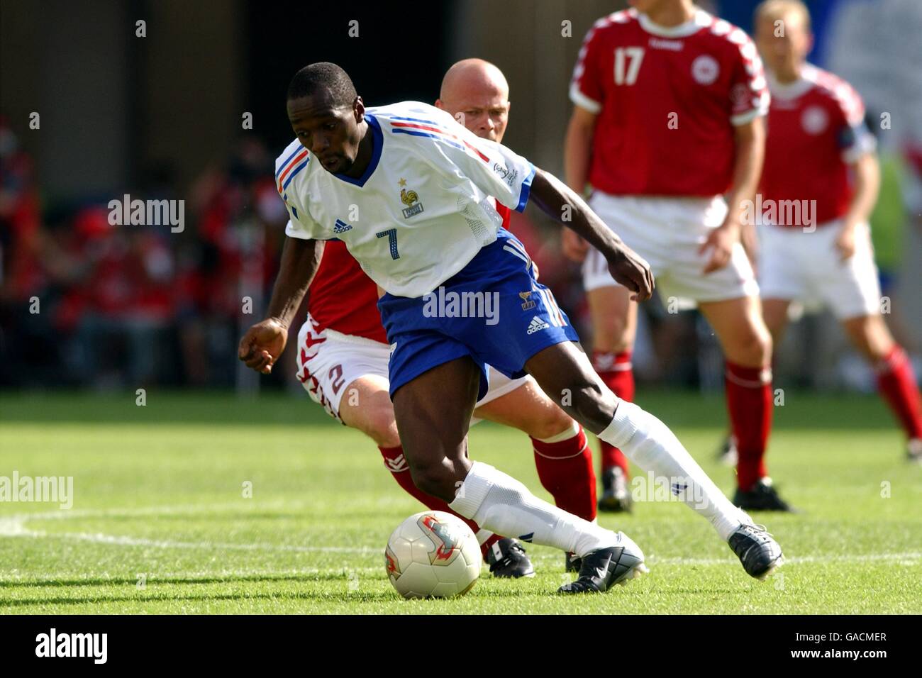 Soccer fifa world cup 2002 group a denmark v france hi-res stock ...