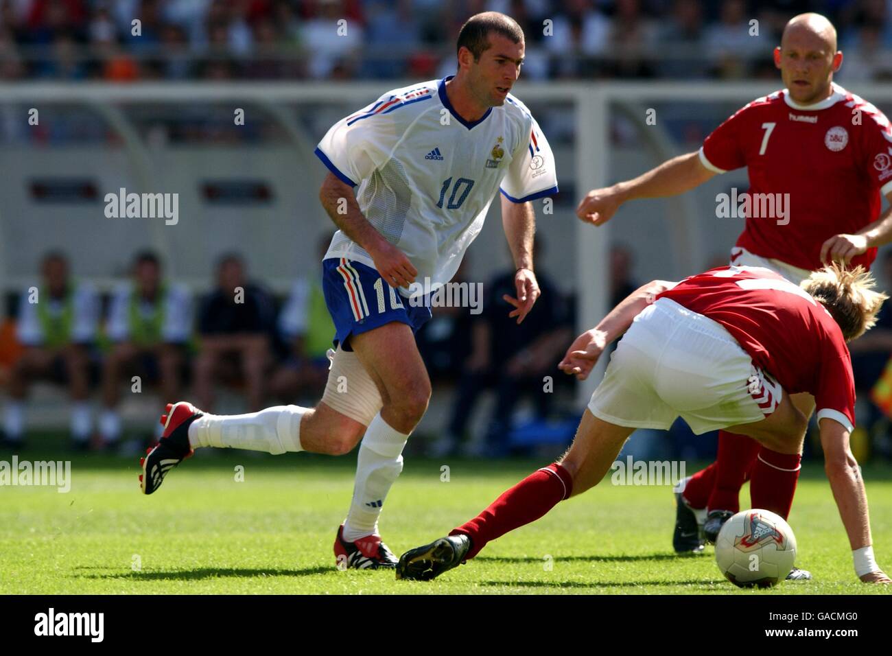 Soccer - FIFA World Cup 2002 - Group A - Denmark v France Stock Photo ...