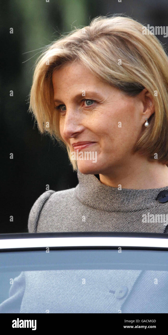 The Countess of Wessex visits Devon Stock Photo - Alamy