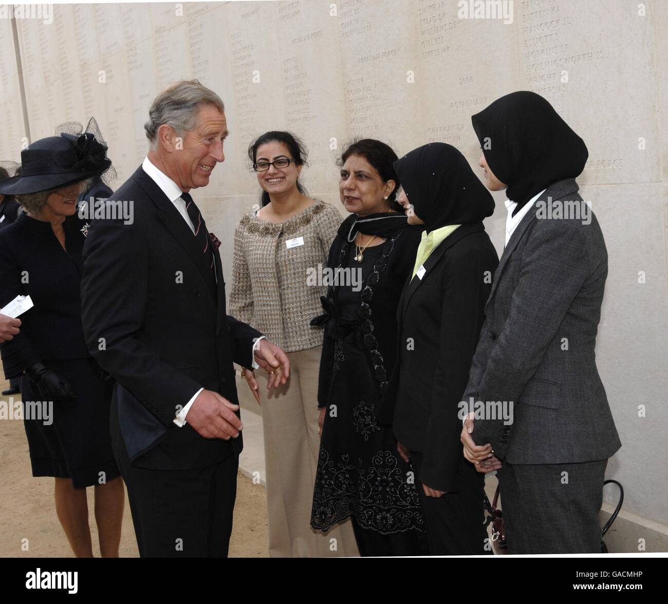 Prince charles and Camilla meet the family of Jabron Hashmi who was ...