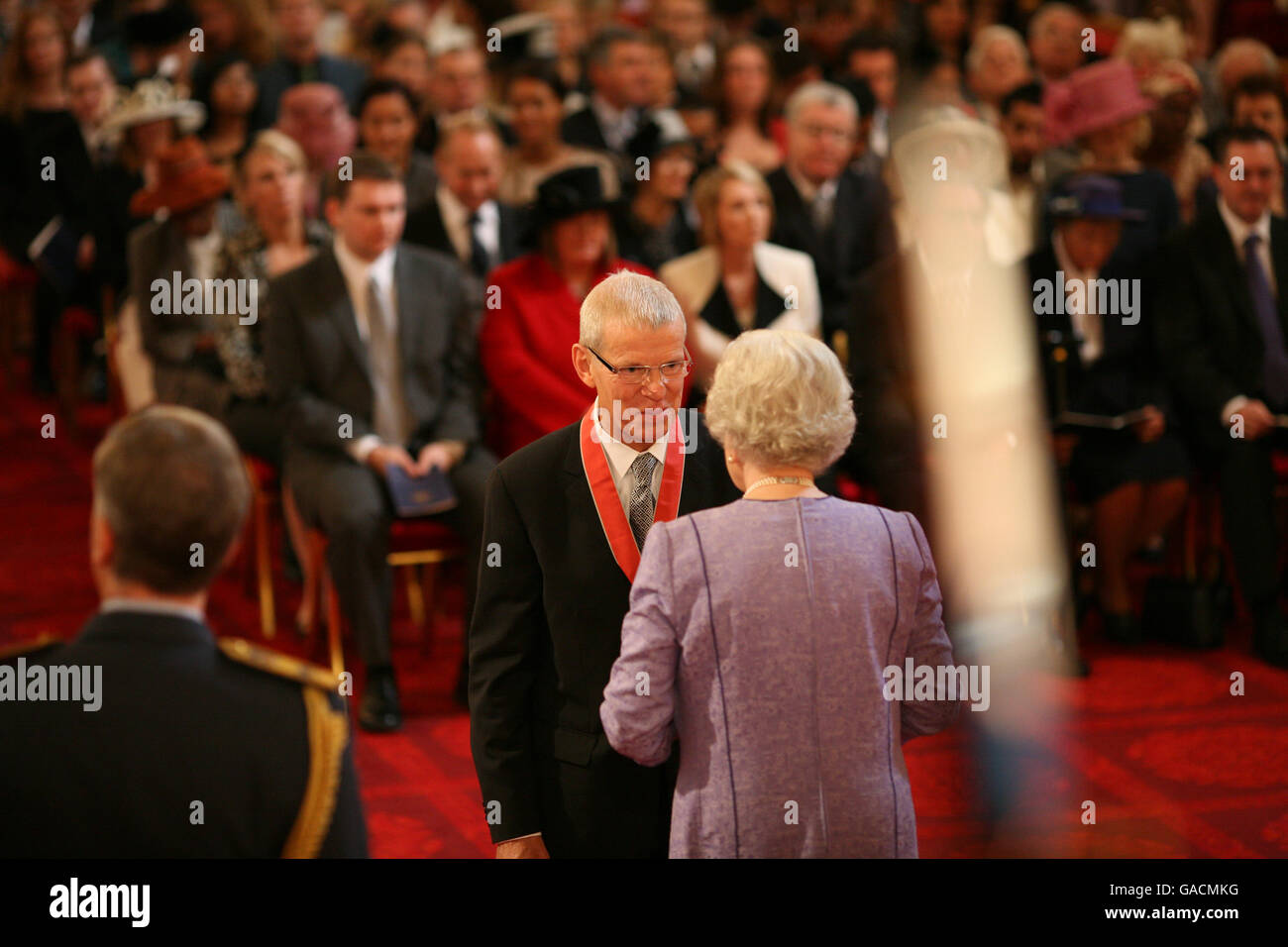 Mr. Barry Andrews, from west Horsley, is made a CBE by The Queen at ...