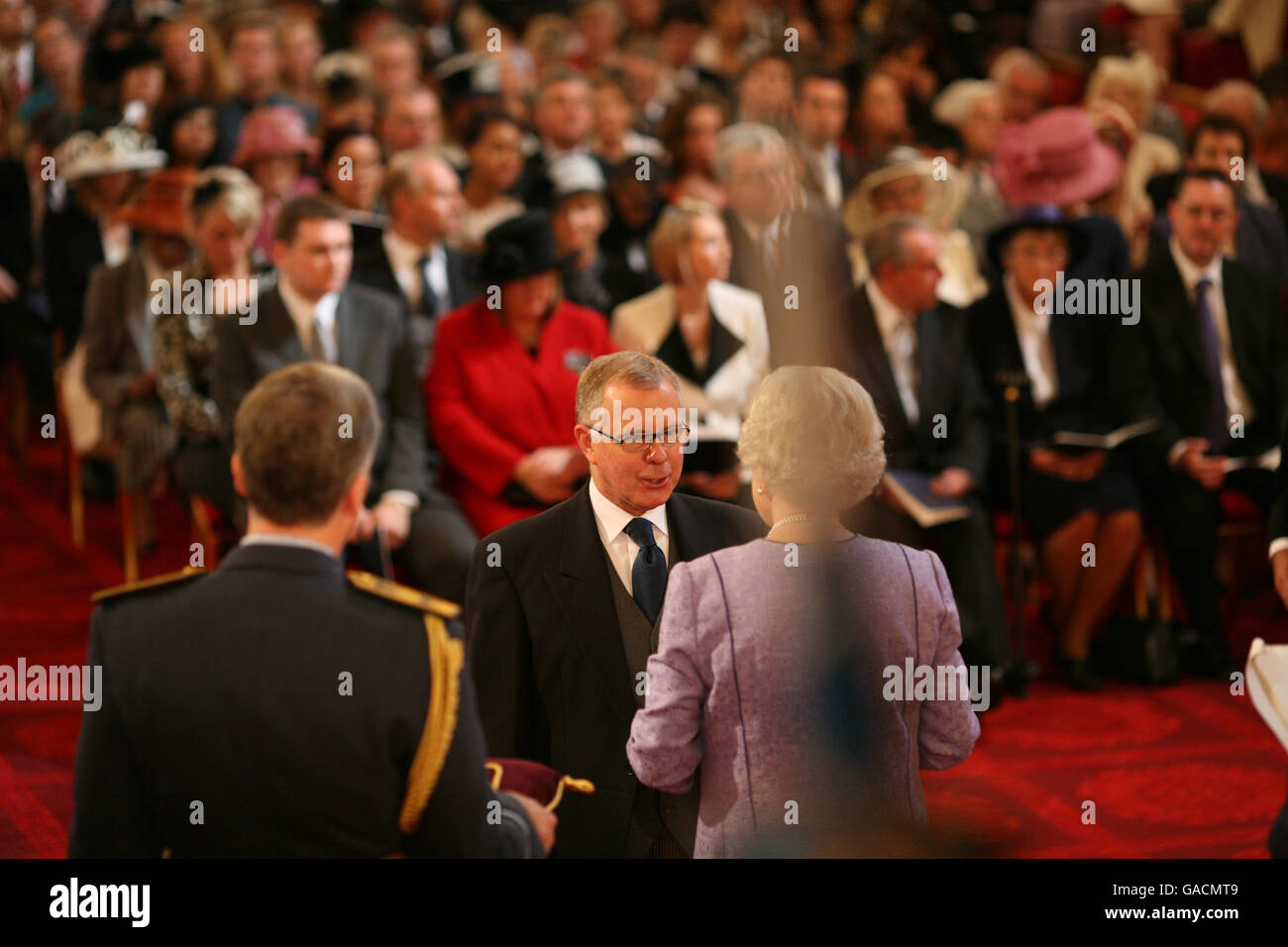 Professor Peter Jones, from Bournemouth, is made an MBE by The Queen at ...