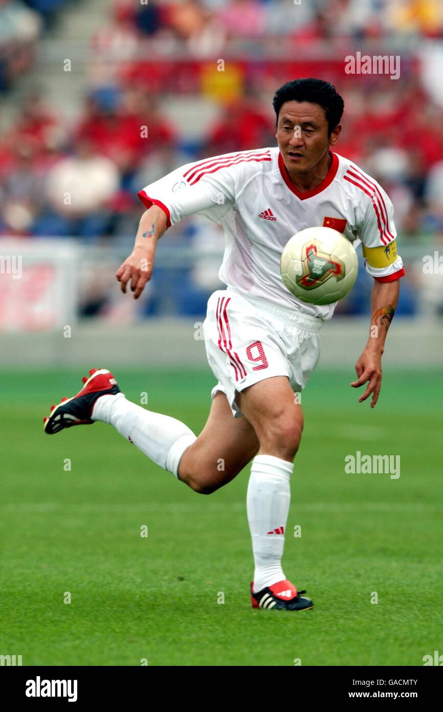 Soccer -FIFA World Cup 2002 - Group C - China v Costa Rica. Ma Mingyu ...