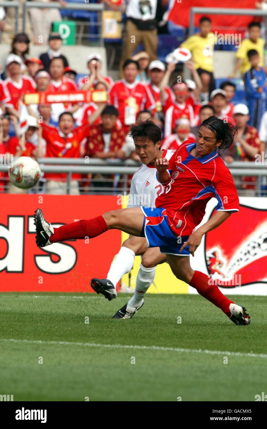 Soccer Fifa World Cup 2002 Group China Costa Rica High Resolution Stock ...