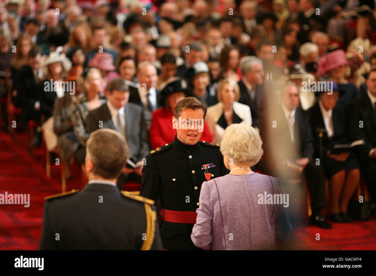 Lieutenant Colonel Richard Winstanley, Grenadier Guards is made an OBE ...