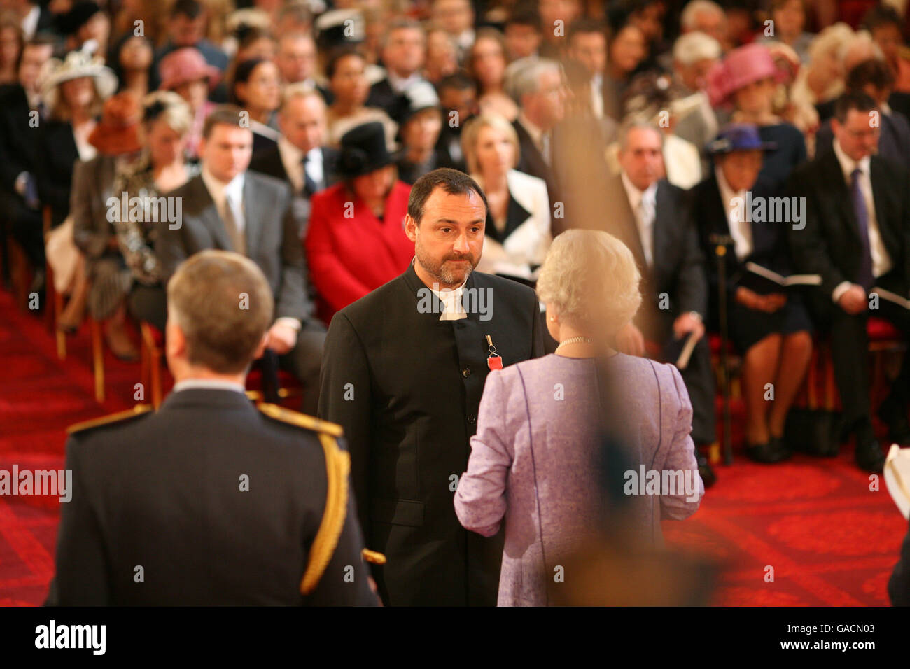 Mr. Christopher Clark, from Seahouses, is made an MBE by The Queen at ...