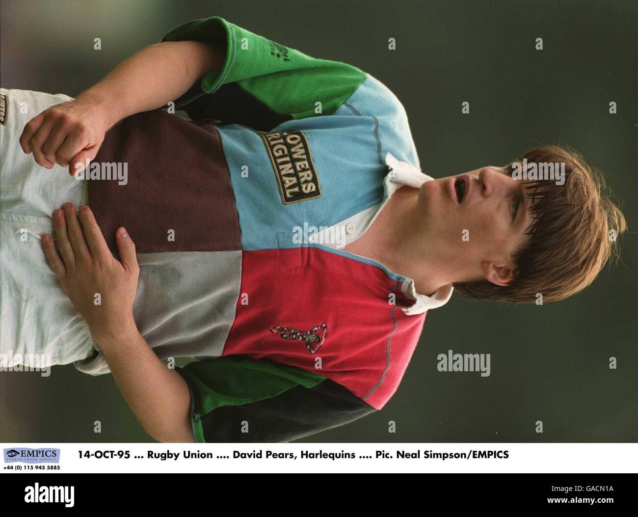 EMPICS David Pears (a). 14-OCT-95. Rugby Union. David Pears, Harlequins ...