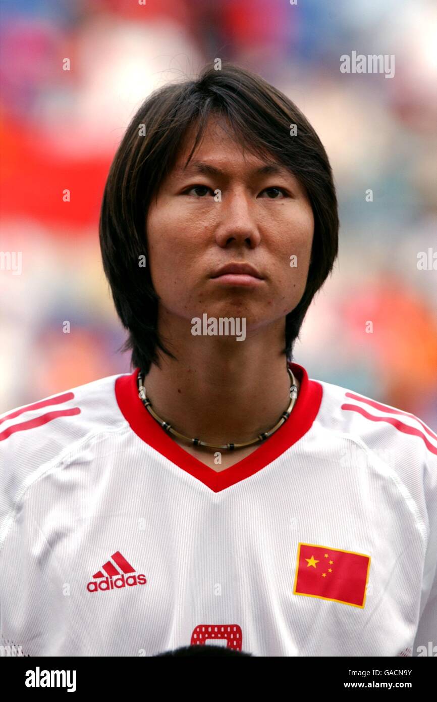 Soccer -FIFA World Cup 2002 - Group C - China v Costa Rica. Li Tie ...