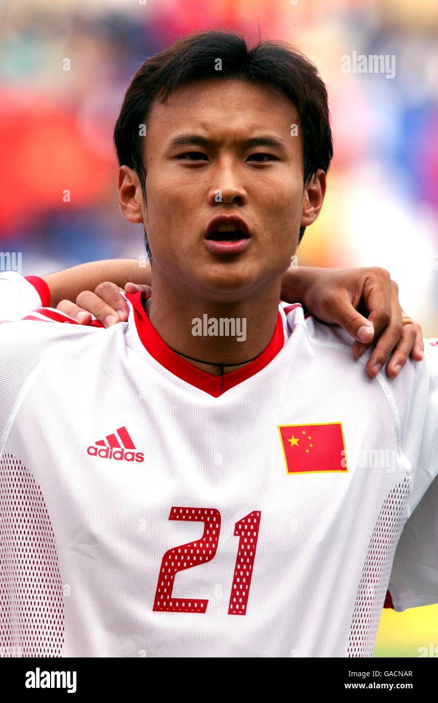 Soccer -FIFA World Cup 2002 - Group C - China v Costa Rica. Xu Yunlong ...