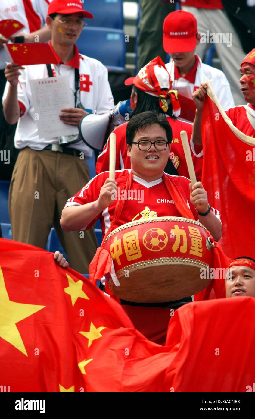 Soccer -FIFA World Cup 2002 - Group C - China v Costa Rica. A China fan ...