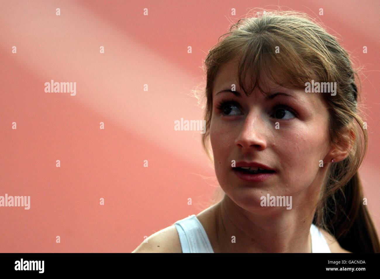 Athletics - Aqua-Pura Commonwealth Trials. Amanda Forrester after the ...