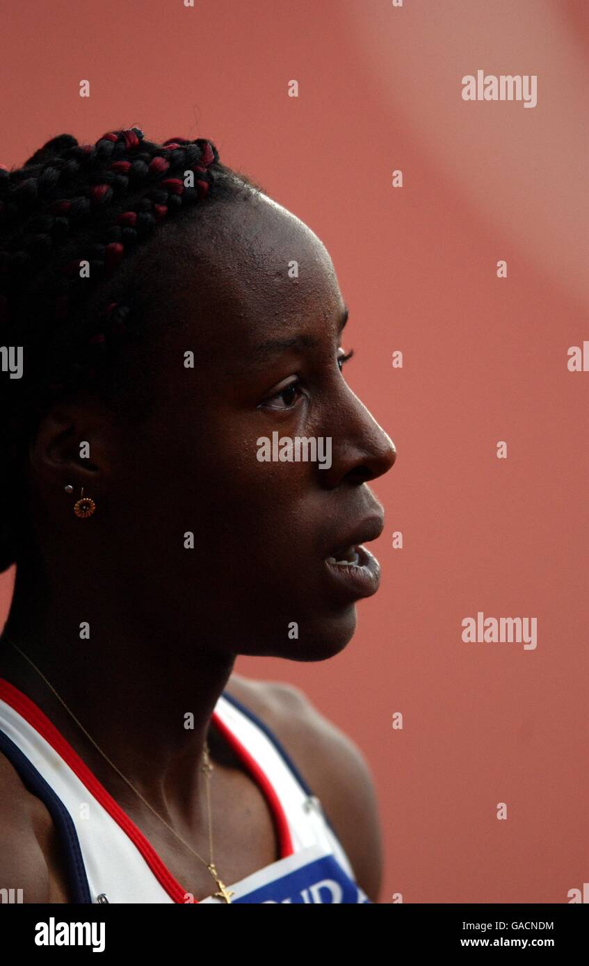 Athletics - Aqua-Pura Commonwealth Trials. Sabrina Scott after the ...