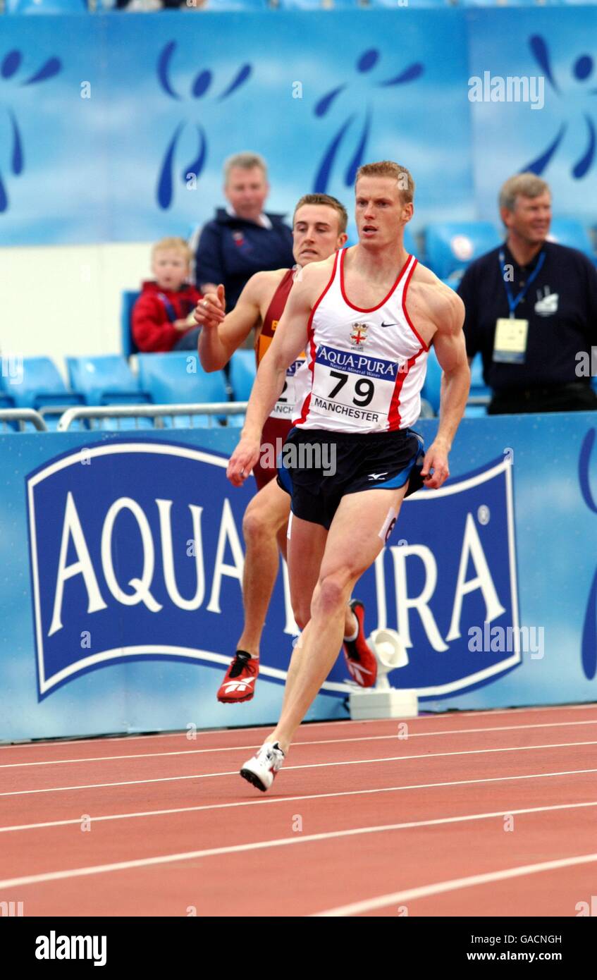 Athletics - Aqua-Pura Commonwealth Trials. Jared Deacon in action in ...