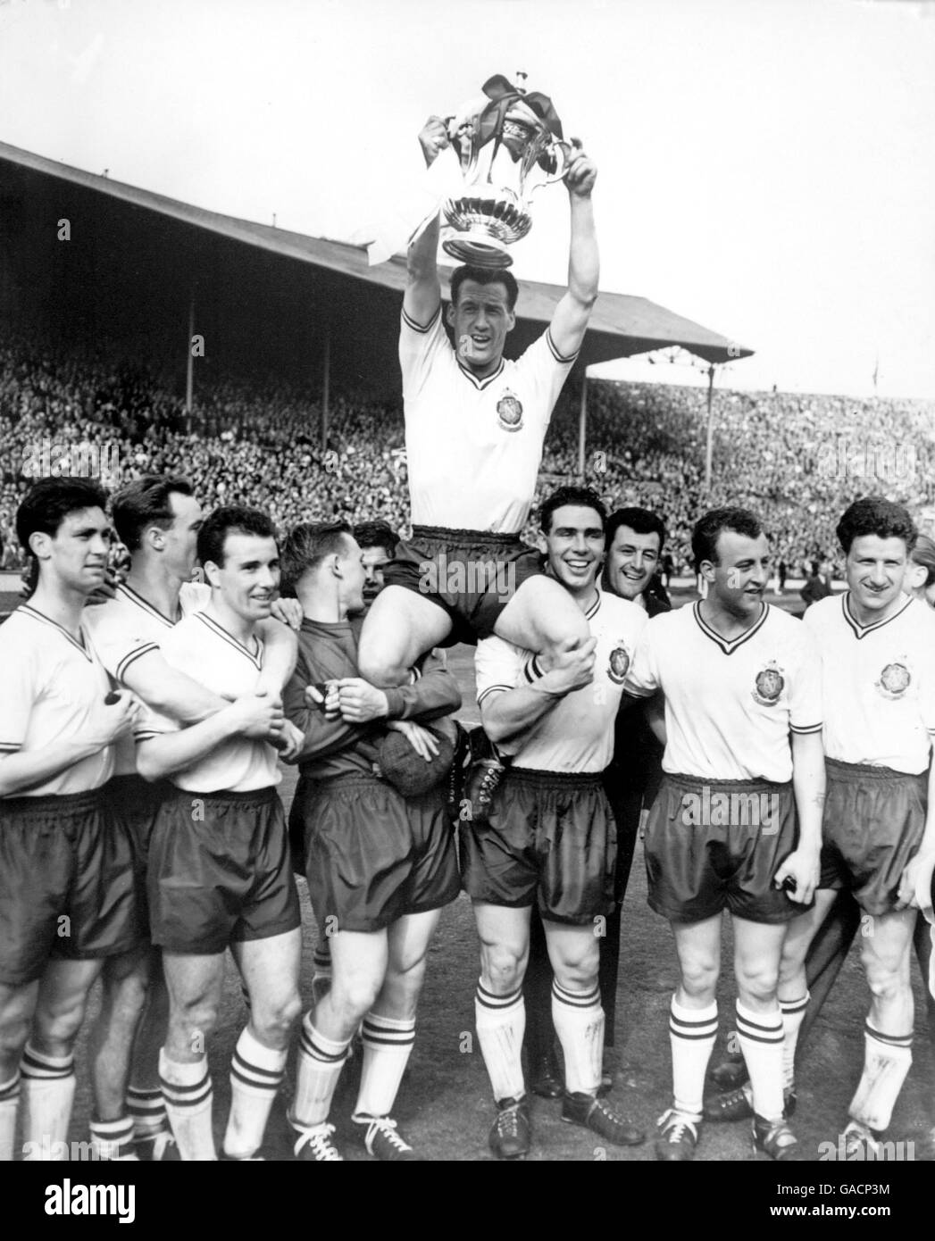 Bolton captain nat lofthouse Black and White Stock Photos & Images - Alamy