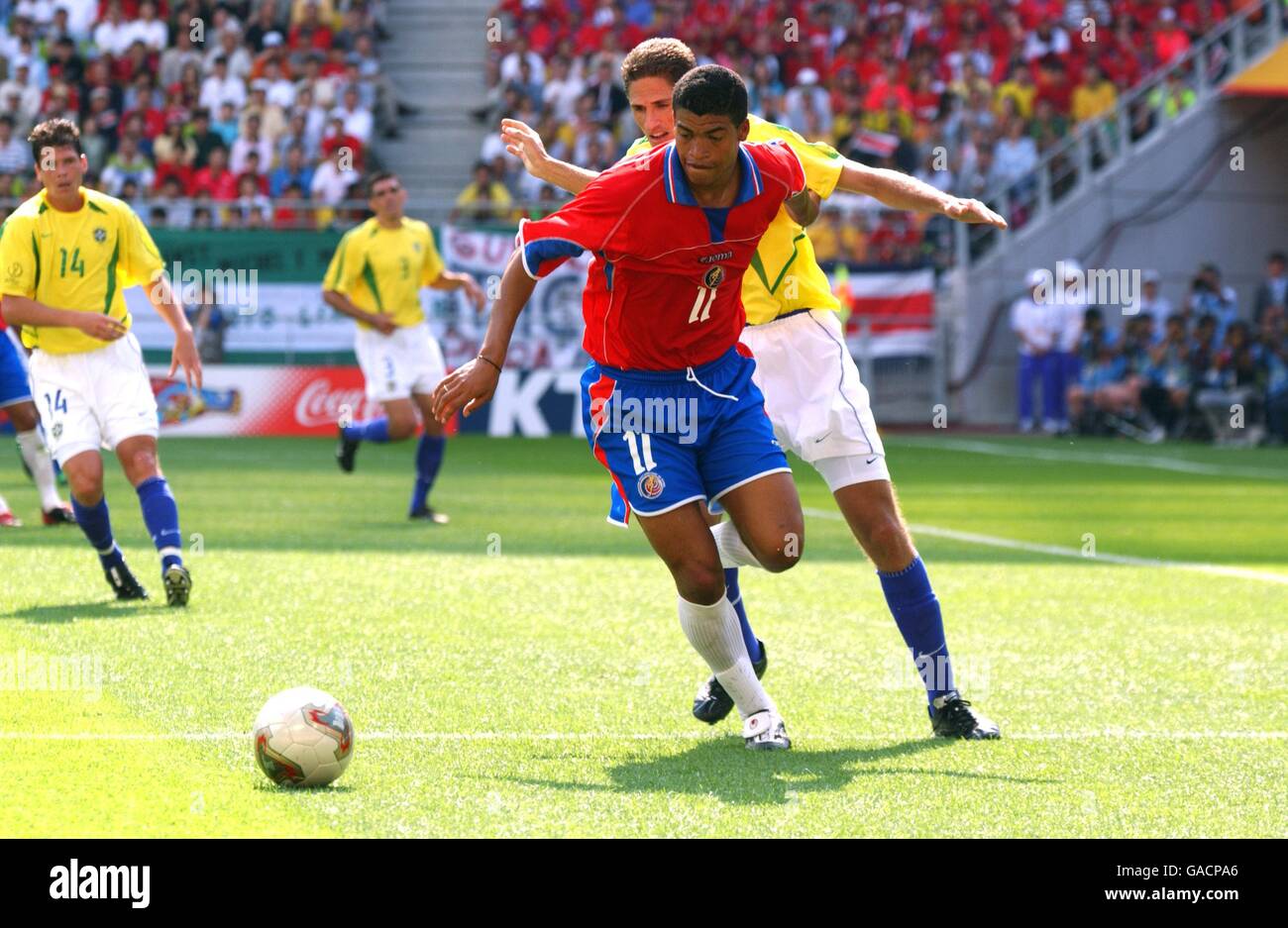 Soccer -FIFA World Cup 2002 - Group C - Costa Rica v Brazil Stock Photo ...