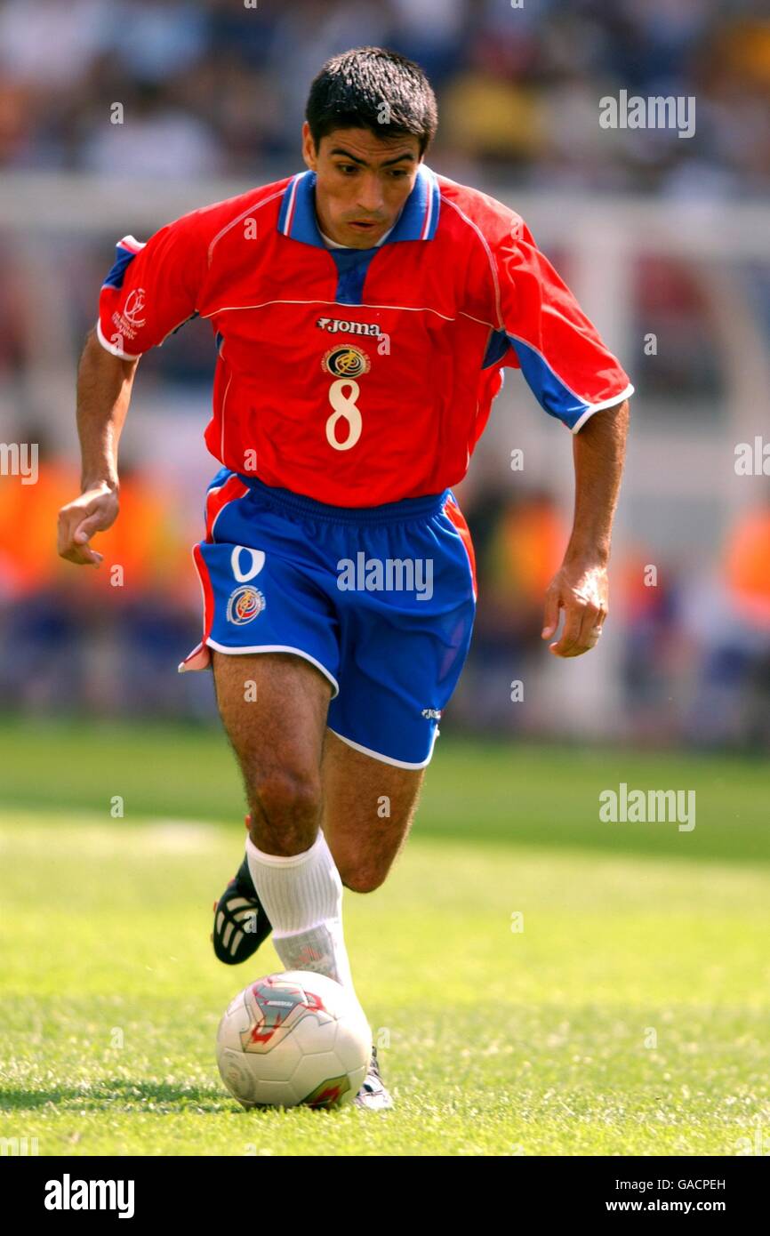 Soccer -FIFA World Cup 2002 - Group C - Costa Rica v Brazil. Mauricio ...