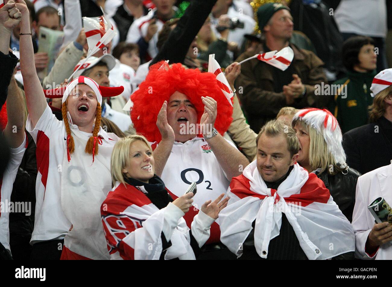 England fans cheer on their side hi-res stock photography and images ...