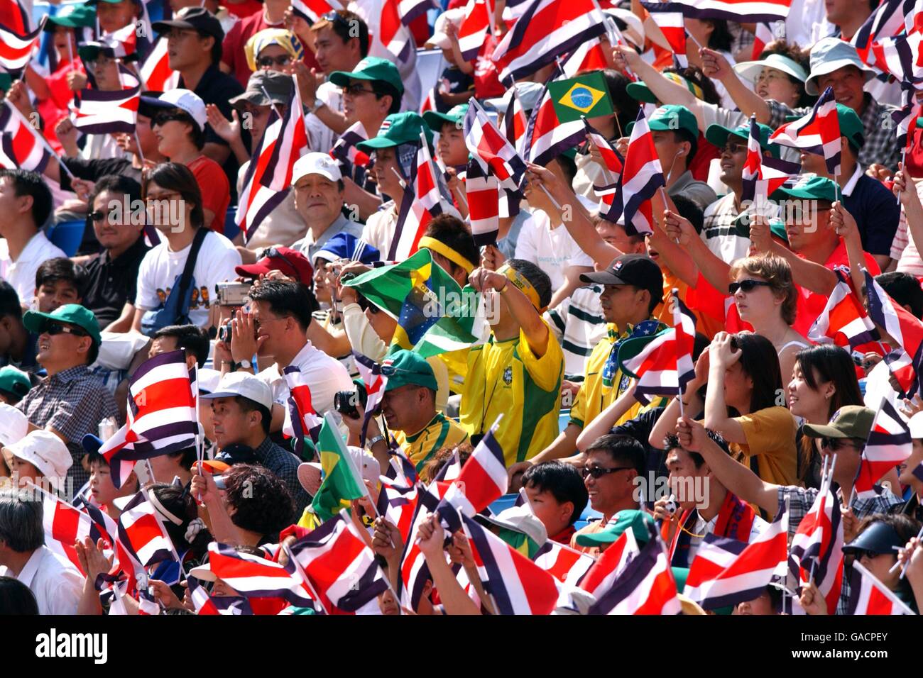 Flags costa rica brazil hi-res stock photography and images - Alamy