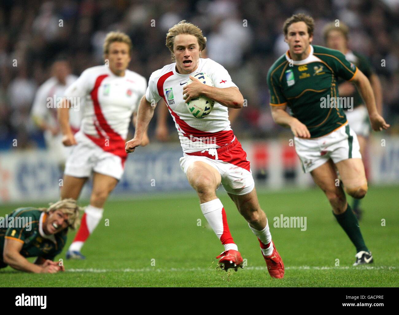 Englands matthew tait breaks through the south african defence hi-res ...