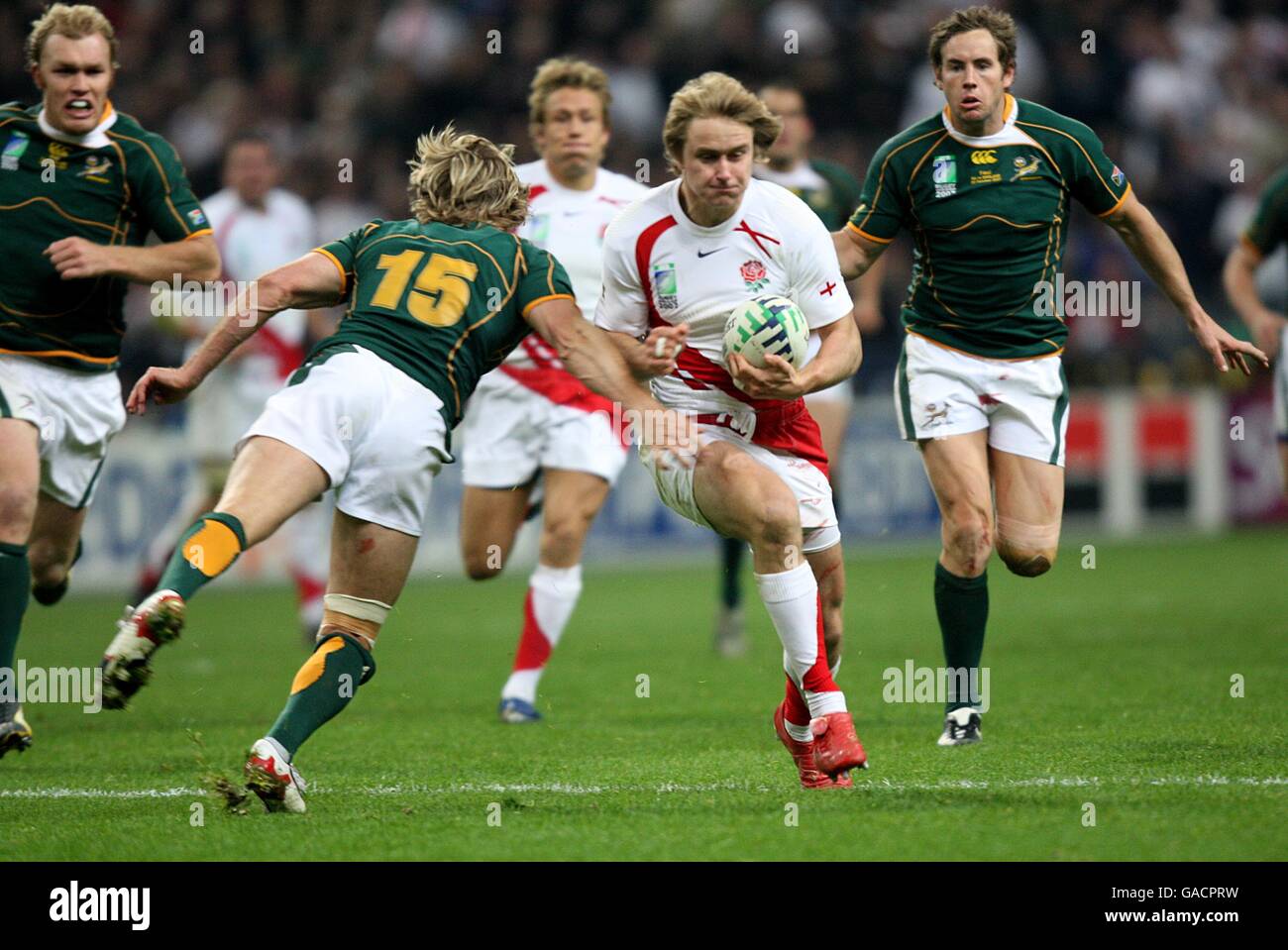 Englands matthew tait breaks through the south african defence hi-res ...