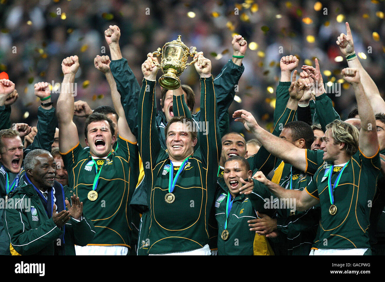 John smit rugby world cup hi-res stock photography and images - Alamy