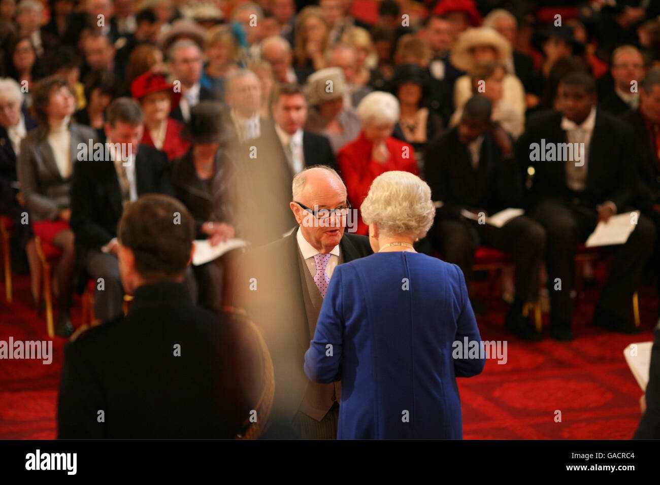 Mr. Stewart McCulloch, from Gourock, is made an OBE by The Queen at ...