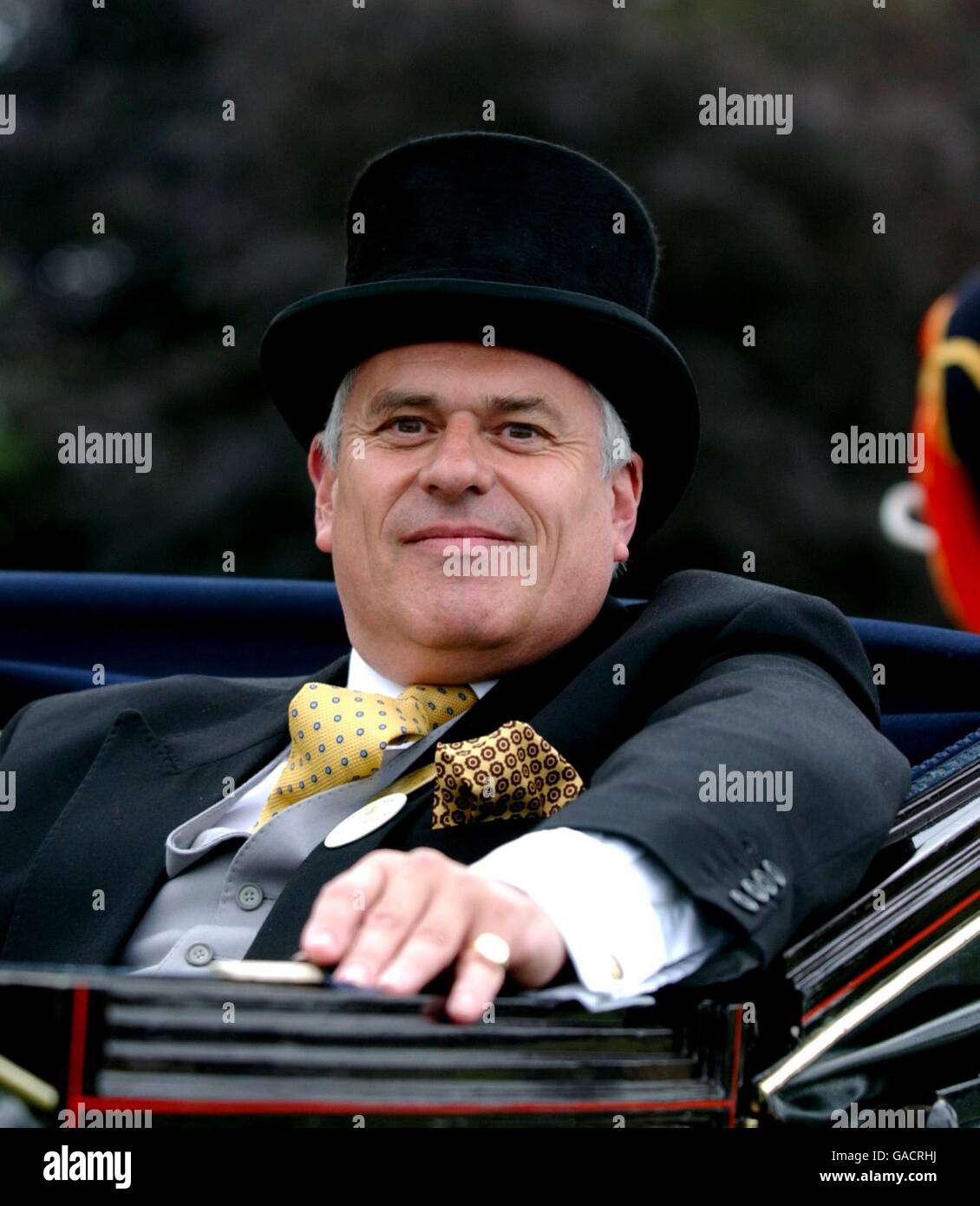 Leeds United's Chairman Peter Ridsdale in the 4th carriage of the Royal ...