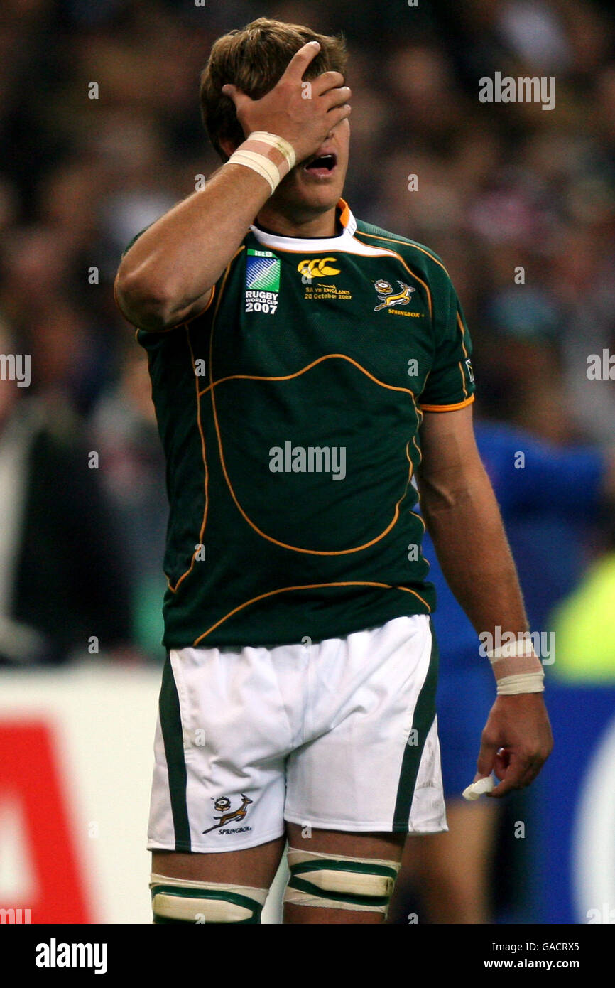 Rugby Union - IRB Rugby World Cup 2007 - Final - England v South Africa ...