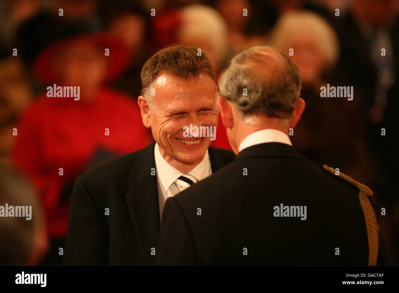 Mr. Philip Stevens from Newcastle-Upon-Tyne is made an MBE by the ...