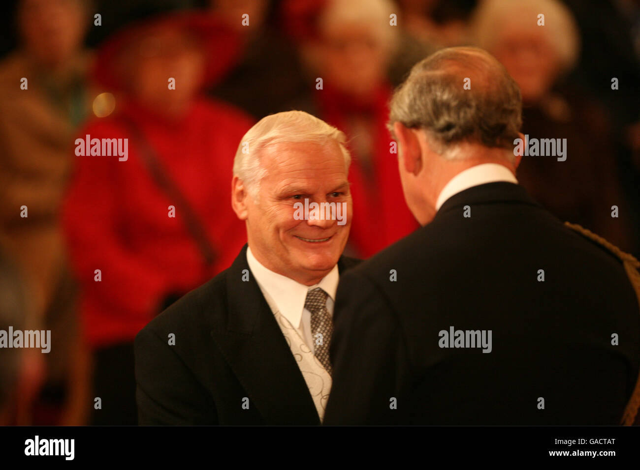 Mr fleetwood made mbe by prince wales buckingham palace hi-res stock photography and images - Alamy
