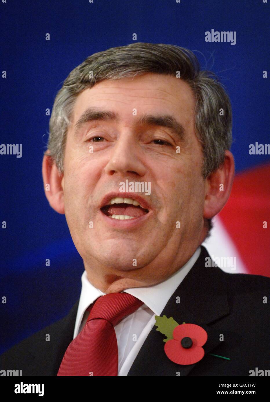 PM makes major speech Stock Photo - Alamy