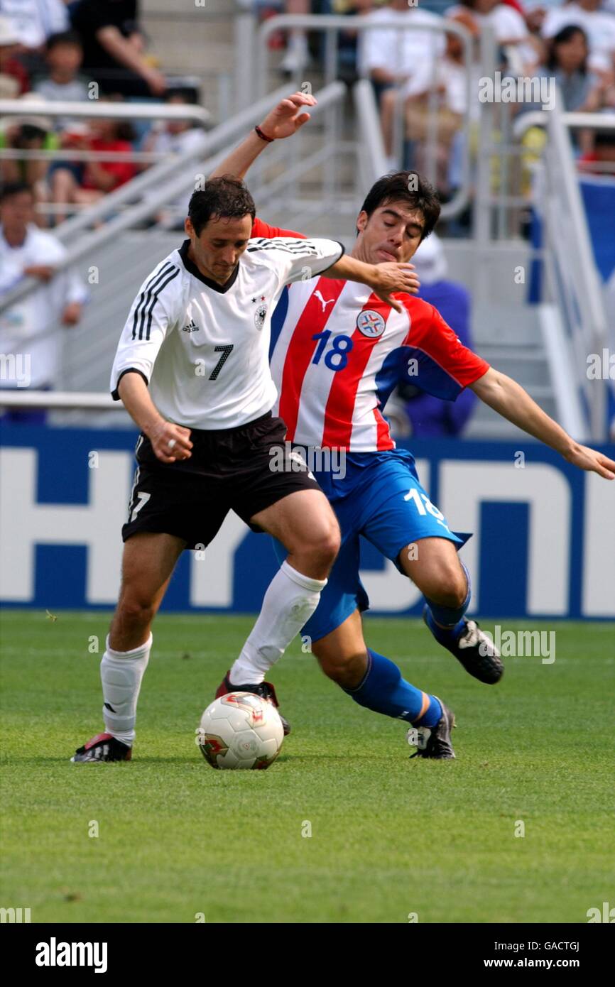 Soccer -FIFA World Cup 2002 - Second Round - Germany v Paraguay Stock ...