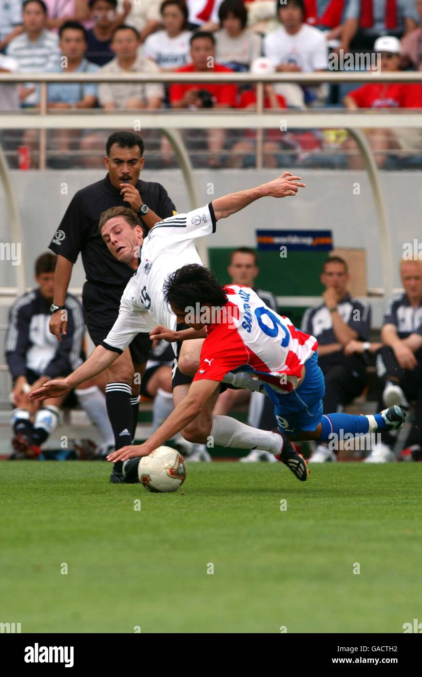 Soccer -FIFA World Cup 2002 - Second Round - Germany v Paraguay Stock ...