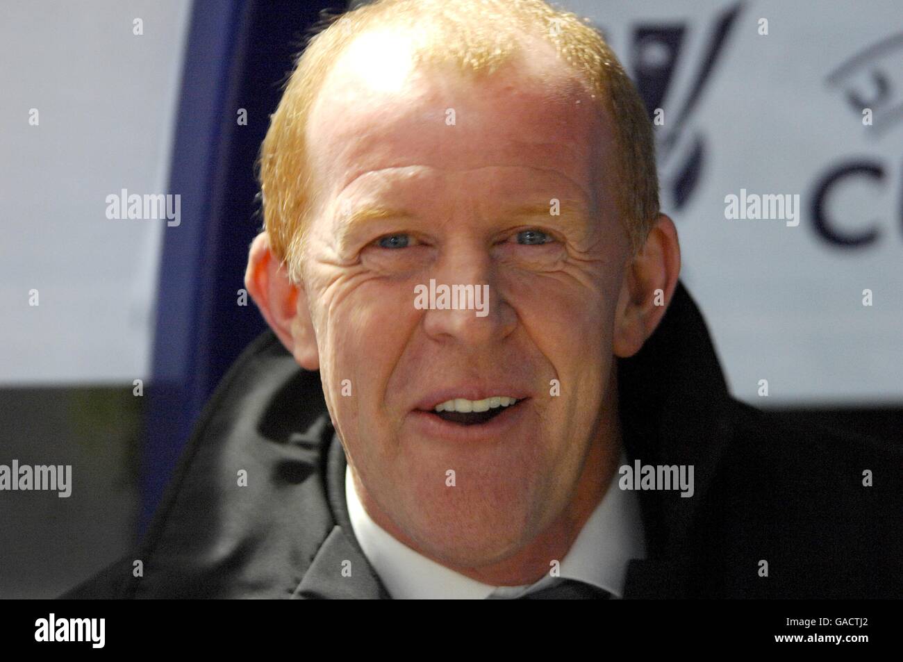 New Bolton Wanderers manager Gary Megson before the match Stock Photo ...