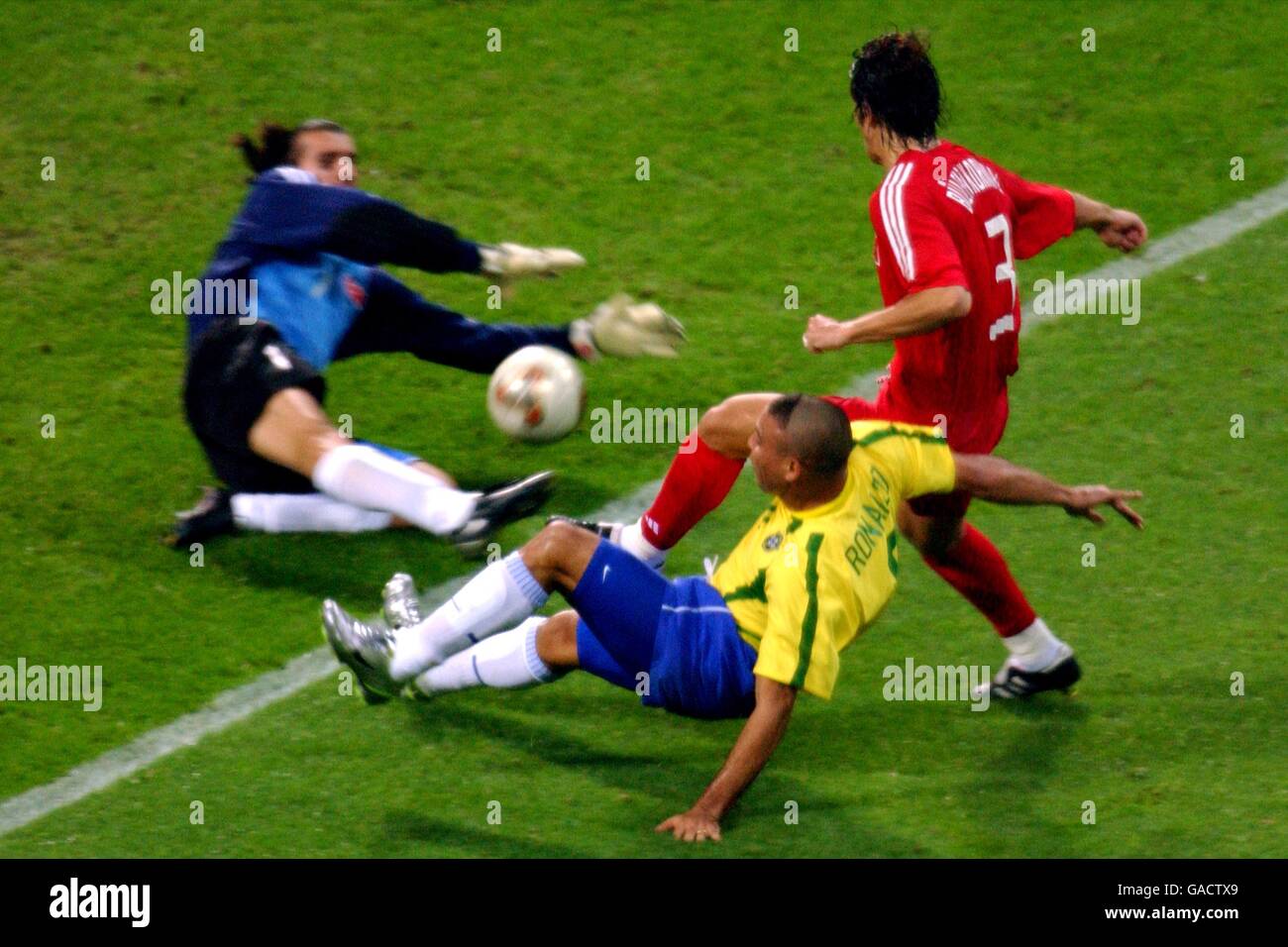 Soccer - FIFA World Cup 2002 - Semi Final - Brazil v Turkey. Brazil's ...