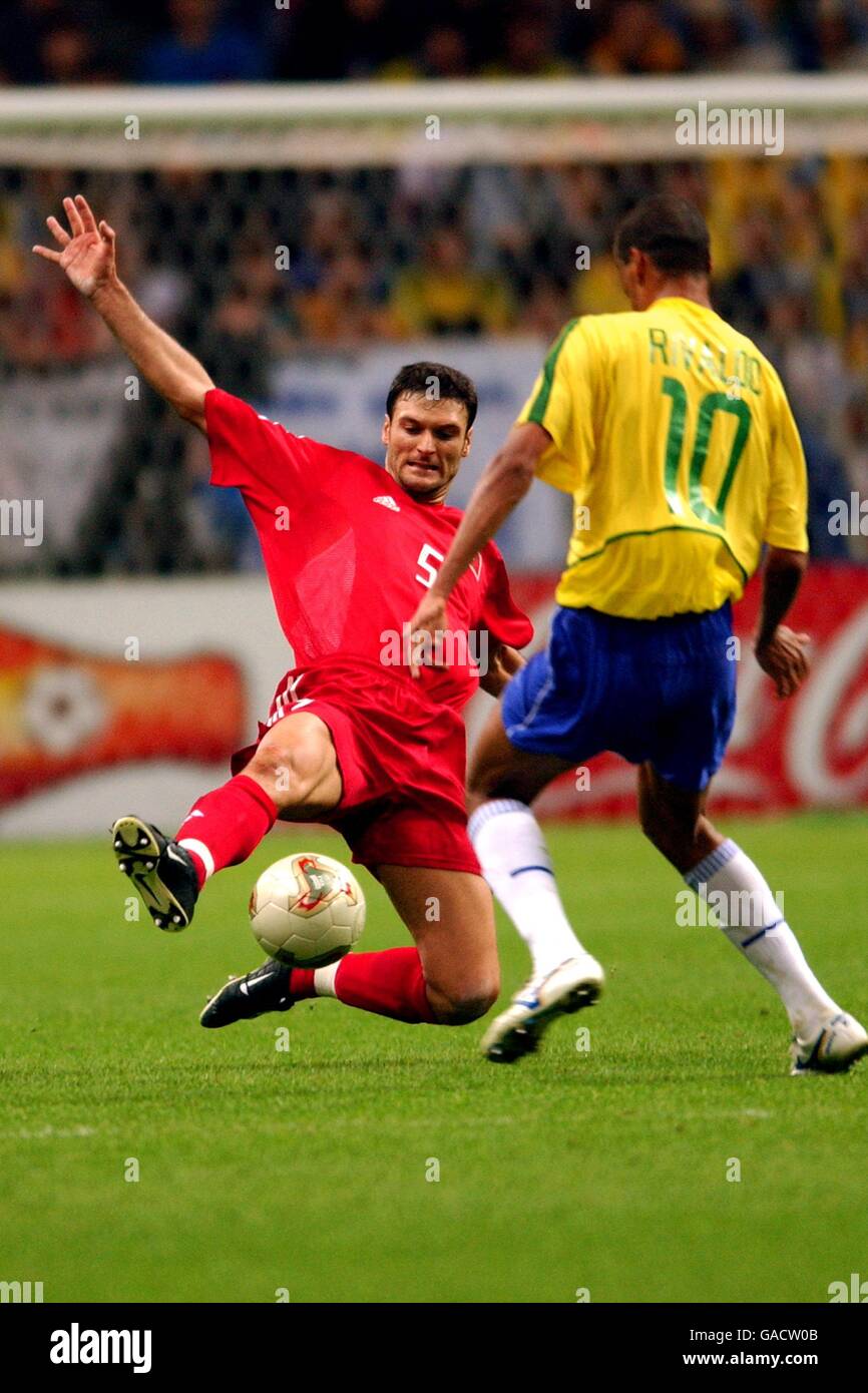 Soccer - FIFA World Cup 2002 - Semi Final - Brazil v Turkey Stock Photo ...