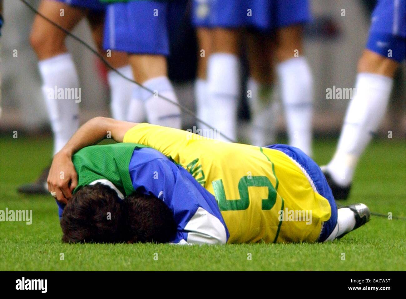 Soccer - FIFA World Cup 2002 - Semi Final - Brazil v Turkey Stock Photo ...