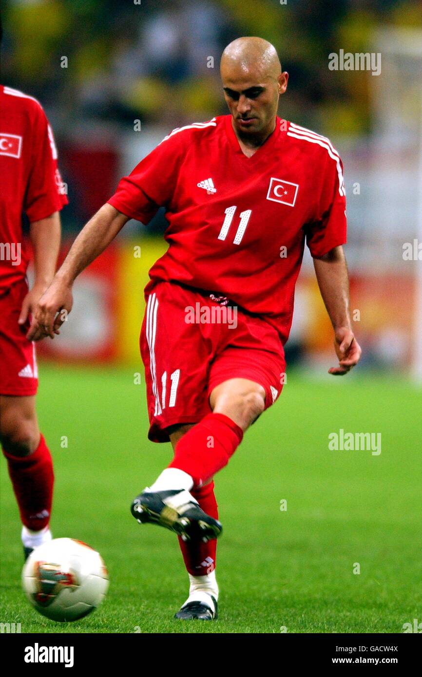 Soccer fifa world cup 2002 semi final brazil v turkey hi-res stock ...