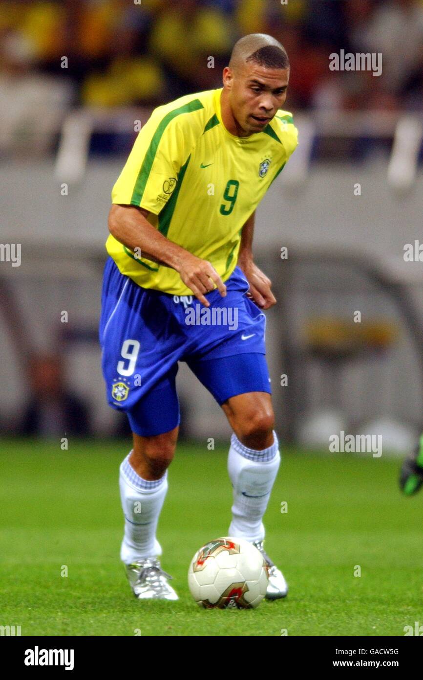 Soccer - FIFA World Cup 2002 - Semi Final - Brazil v Turkey Stock Photo ...