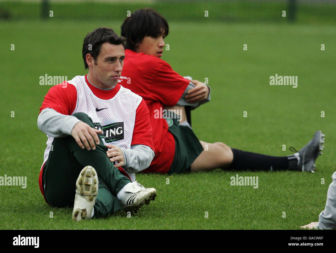 Soccer celtic training session lennoxtown hi-res stock photography and ...
