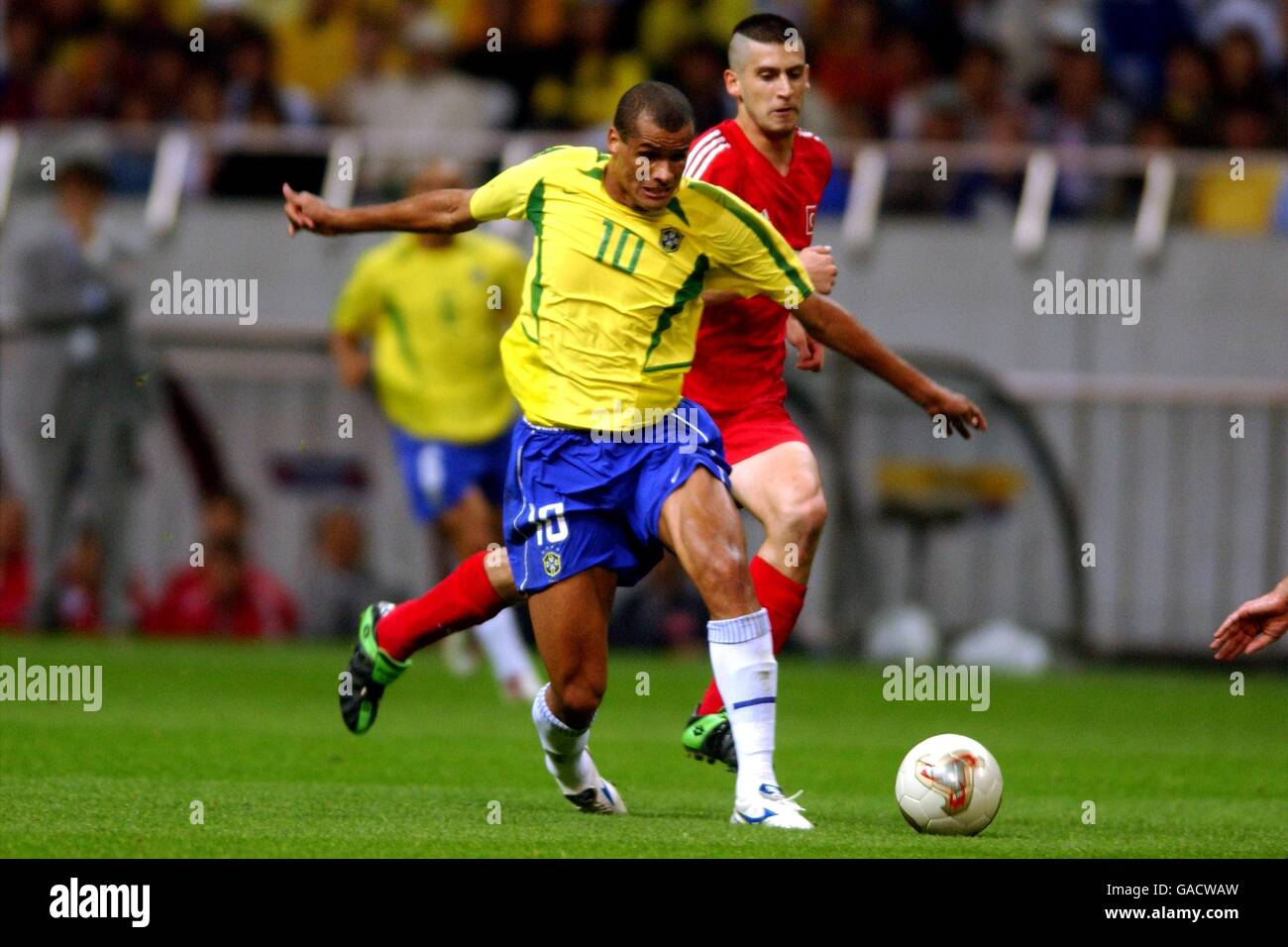 Soccer - FIFA World Cup 2002 - Semi Final - Brazil v Turkey Stock Photo ...