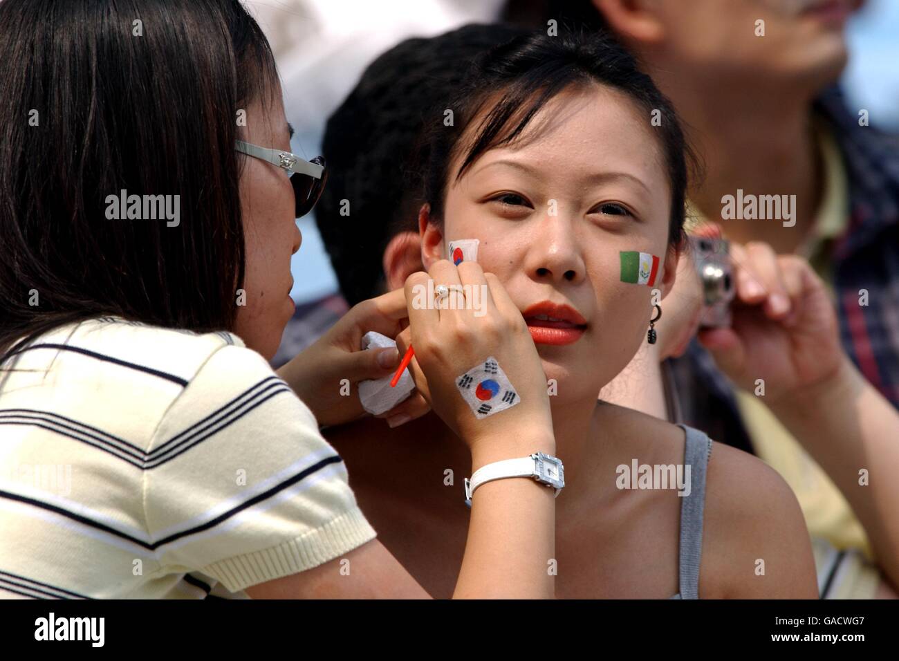 Soccer -FIFA World Cup 2002 - Second Round - Mexico v USA Stock Photo ...