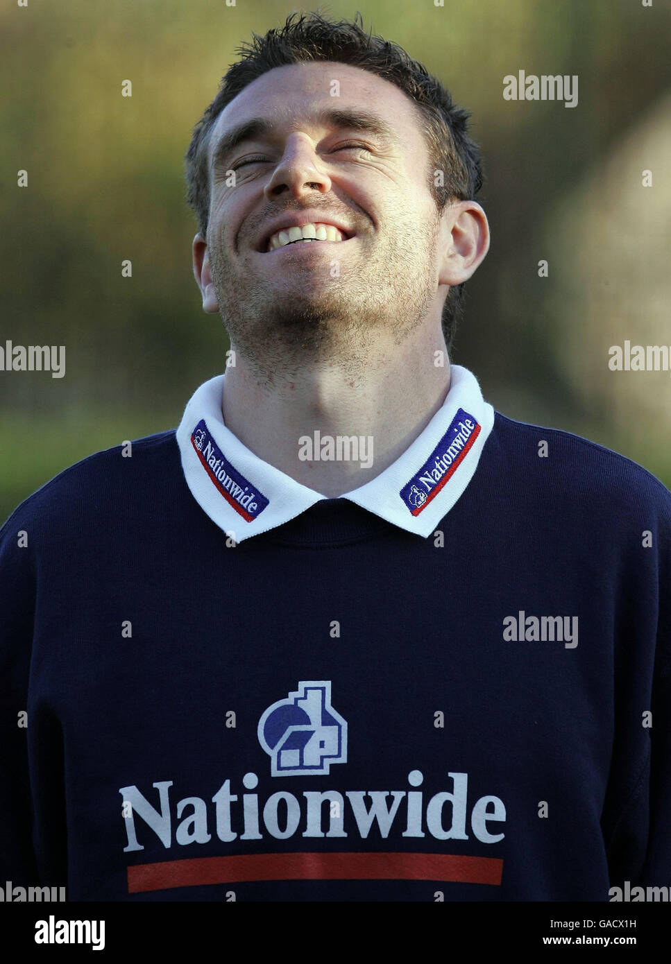 Soccer - Stephen McManus - Photo Call - Bankier Primary School Stock ...