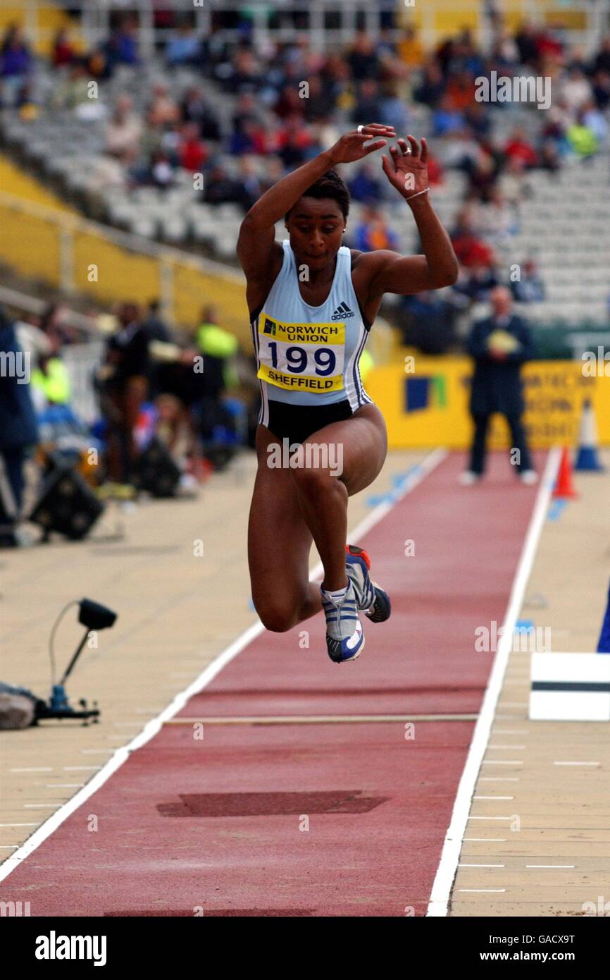 Athletics - Norwich Union Classic - Sheffield. Michelle Griffith in ...